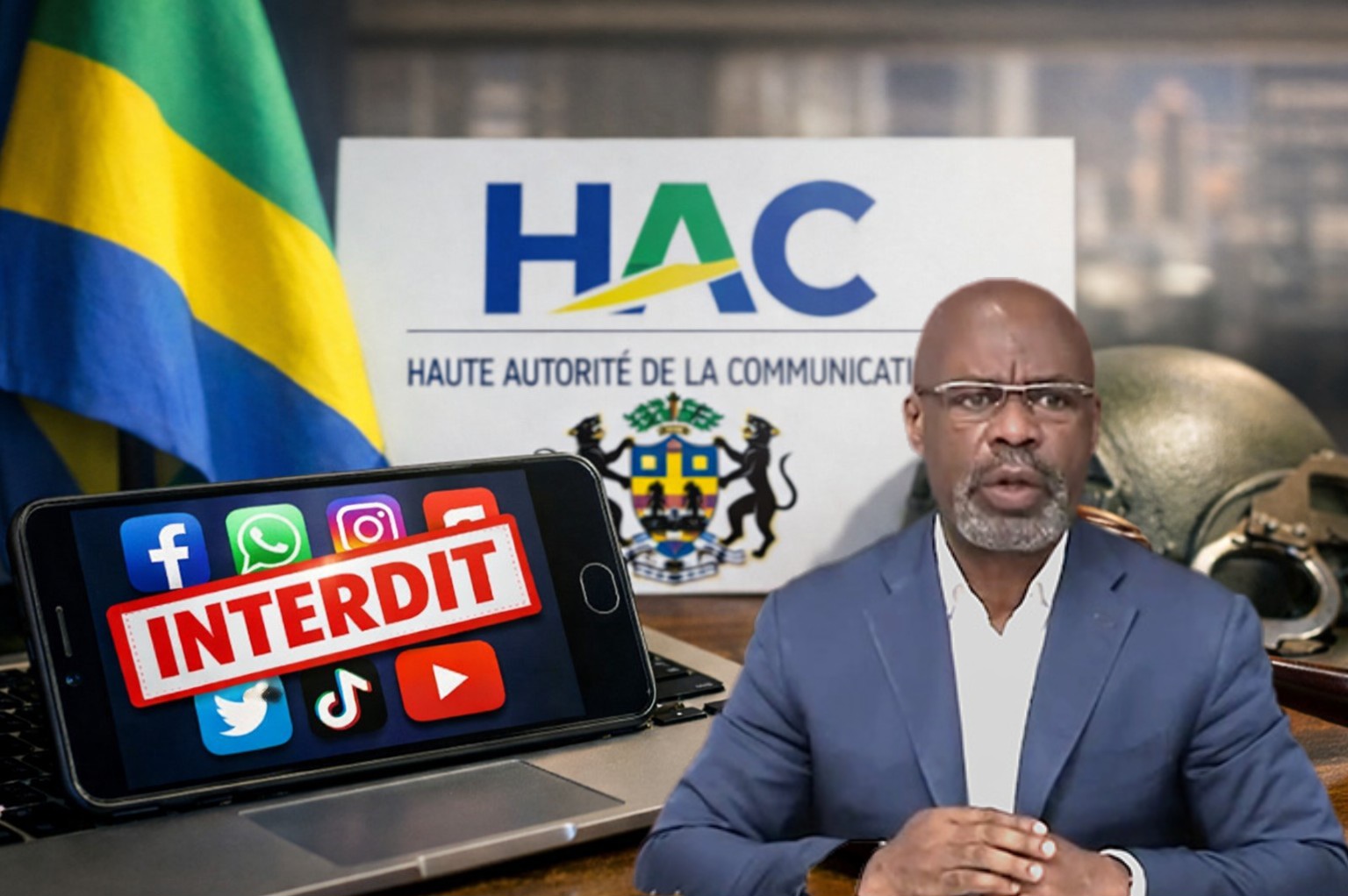 Gabon : la HAC suspend immédiatement les réseaux sociaux «jusqu’à ...